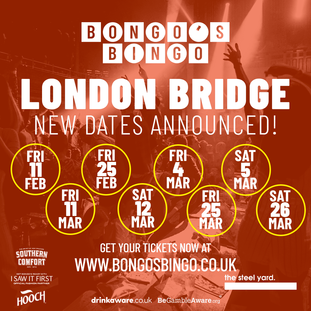 Bongo s Bingo London Bridge 04 03 22 Bongo s Bingo Bongo s Bingo London Bridge 04 03 22 Bongo s Bingo