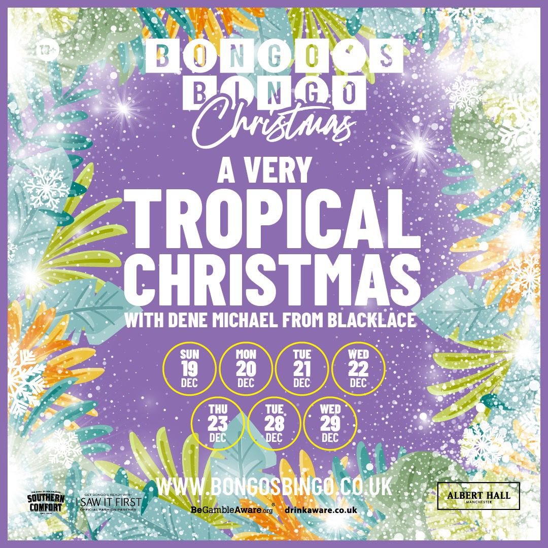 Bongo s Bingo Manchester Tropical Christmas With Dene Michael From Bongo s Bingo Manchester Tropical Christmas With Dene Michael From