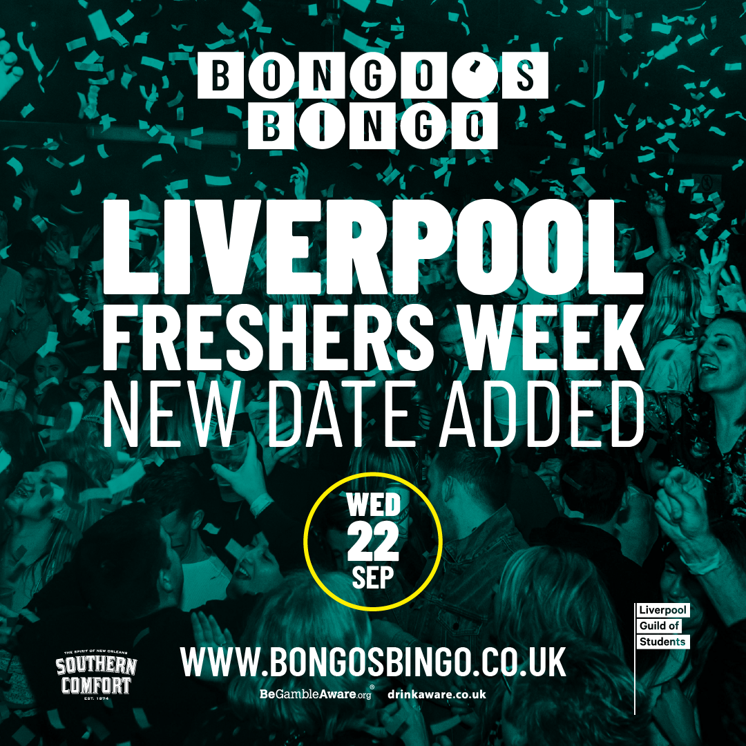Bongo s Bingo Liverpool STUDENT ONLY SPECIAL 22 09 21 Bongo s Bingo